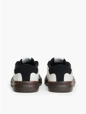 Tommy Hilfiger Suede And Leather Vulcanized Sneakers