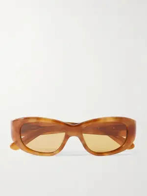 THISTLES The Al Square-frame Acetate Sunglasses - Tortoiseshell