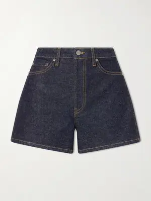 KHAITE KHAITE Danya Straight-Leg Denim Shorts