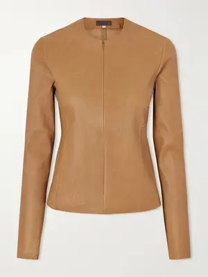 Stouls Imany Leather Top - Light Brown