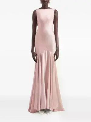 Nina Ricci Cowl-back Mermaid Maxi Dress