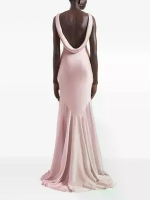 Nina Ricci Cowl-back Mermaid Maxi Dress