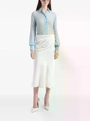 Nina Ricci Polka-dot Silk Shirt