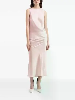 Nina Ricci Silk Draped Back Top