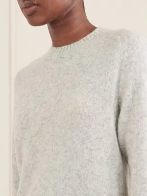 THE ELDER STATESMAN Nimbus Laurel Knitted Cashmere And Silk-blend Sweater