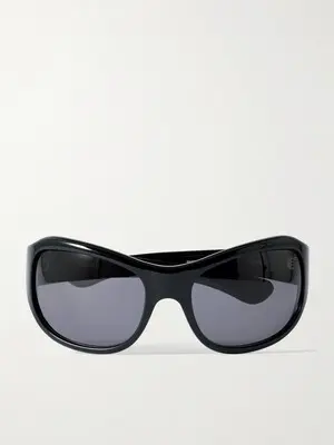 THISTLES The Atlas D-frame Acetate Sunglasses - Black