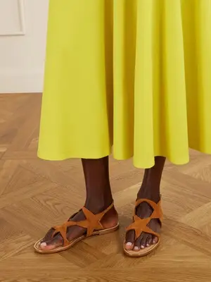 Gabriela Hearst Star Suede Sandals - Brown