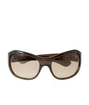 THISTLES The Atlas D-frame Tortoiseshell Acetate Sunglasses - Brown