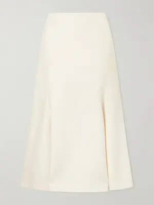 Gabriela Hearst Patterson Midi Skirt - Neutrals