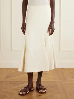 Gabriela Hearst Patterson Midi Skirt - Neutrals