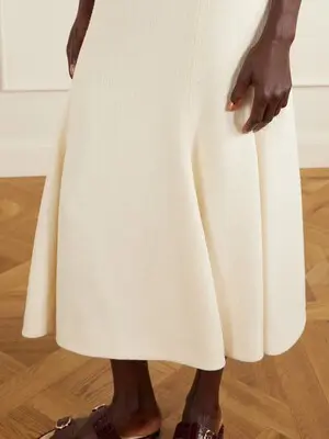 Gabriela Hearst Patterson Midi Skirt - Neutrals