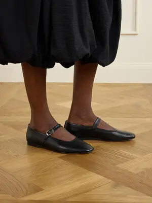 Le Monde Beryl Leather Mary Jane Ballet Flats