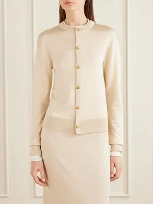 Bottega Veneta Knitted Silk Cardigan