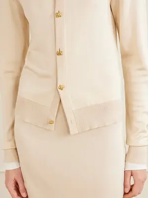 Bottega Veneta Knitted Silk Cardigan