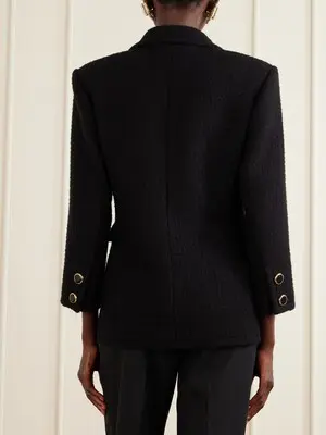 Saint Laurent Wool-blend Tweed Blazer