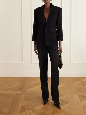 Saint Laurent Wool-blend Tweed Blazer