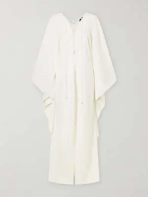 TALLER MARMO Taller Marmo Sahara Lace-Up Cady Gown Ivory