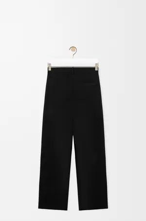 Loewe Trousers In Wool - Black