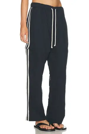 Donni. Nylon Zip Pant - Jet