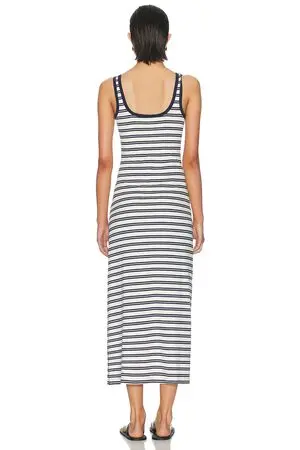 Simkhai Becker Midi Dress With Button Detailing