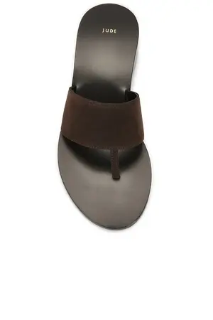 JUDE Lucille Wedge Sandal - Brown