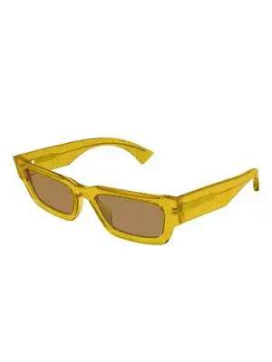 Gucci Rectangle Logo Sunglasses