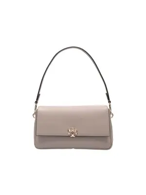 Tory Burch Tory Burch Charlie Small Shoulder Bag Gray