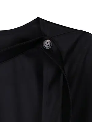 Bottega Veneta Silk Fluid Top - Black