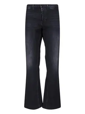 Gucci Flared Jeans 'web - Black