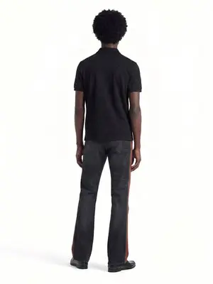 Gucci Flared Jeans 'web - Black