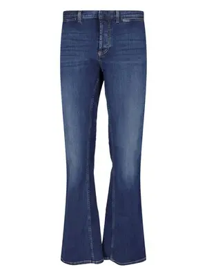 Gucci Flared Jeans 'web - Blue
