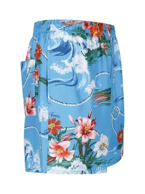 Gucci Printed Silk Swim Shorts