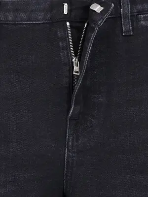 Gucci Straight Leg Jeans With Web Detail - Blue