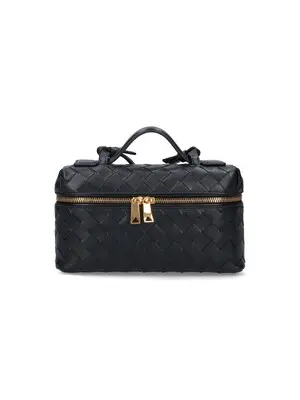 Bottega Veneta Mini Vanity Bag - Black