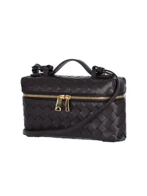 Bottega Veneta Mini Vanity Bag - Brown