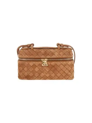 Bottega Veneta Mini Vanity Bag - Brown