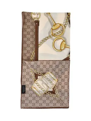 Gucci Silk Twill Printed Scarf