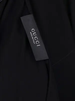 Gucci Asymmetrical Maxi Dress In Viscose Jersey - Black