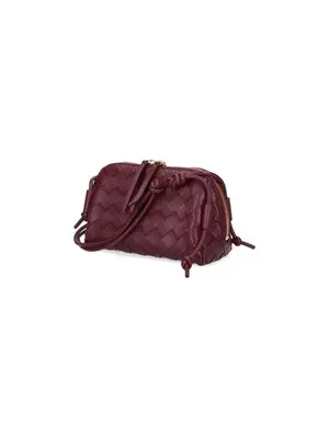 Bottega Veneta Concert" Clutch - Red