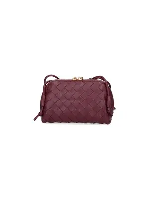 Bottega Veneta Concert" Clutch - Red