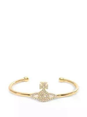 VIVIENNE WESTWOOD Tone Crystal Embellished Orb Bangle