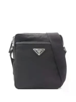 Prada Re-nylon Saffiano Leather Shoulder Bag