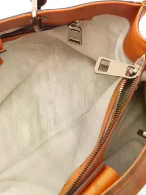 Gucci Bamboo Shopper Tote Bag - Orange