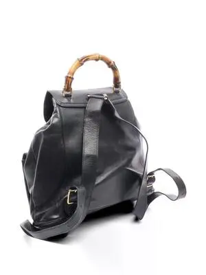 Gucci Bamboo Leather Backpack