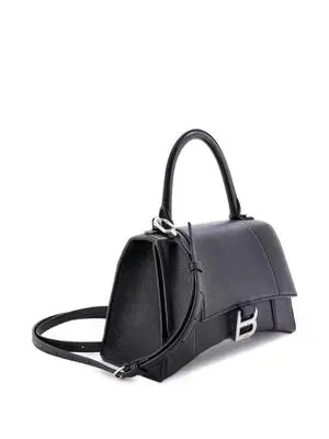 Balenciaga Hourglass Top Handle Bag Leather Small Satchel