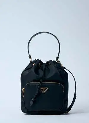 Prada Re-nylon Bucket Bag - Black