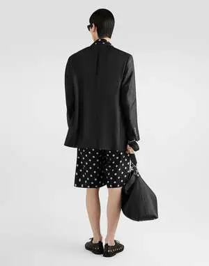Dolce & Gabbana Sicilia Light Double-breasted Silk Twill Jacket