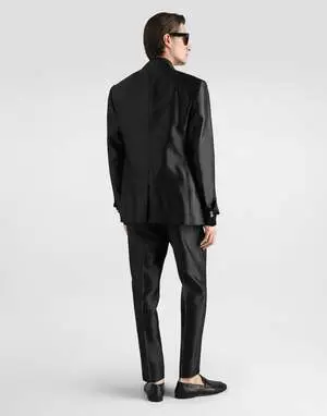 Dolce & Gabbana Sicilia Light Single-breasted Mikado Silk Jacket