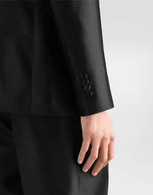 Dolce & Gabbana Sicilia Light Single-breasted Mikado Silk Jacket