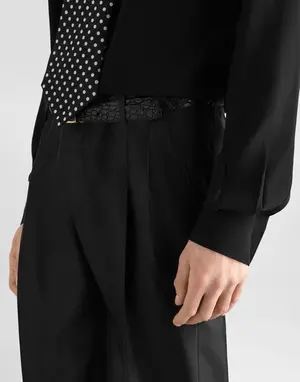 Dolce & Gabbana Mikado Shantung Silk Trousers